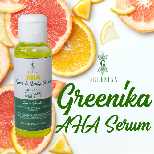 [ Niacinamide Serum With Aha For Whitening ] Greenika Nia X Aha Face