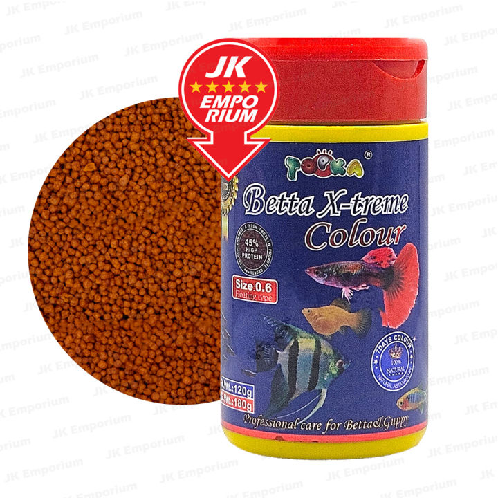 X-treme Super Colour Color Up Makanan Ikan Laga Warna High Protein | Lazada