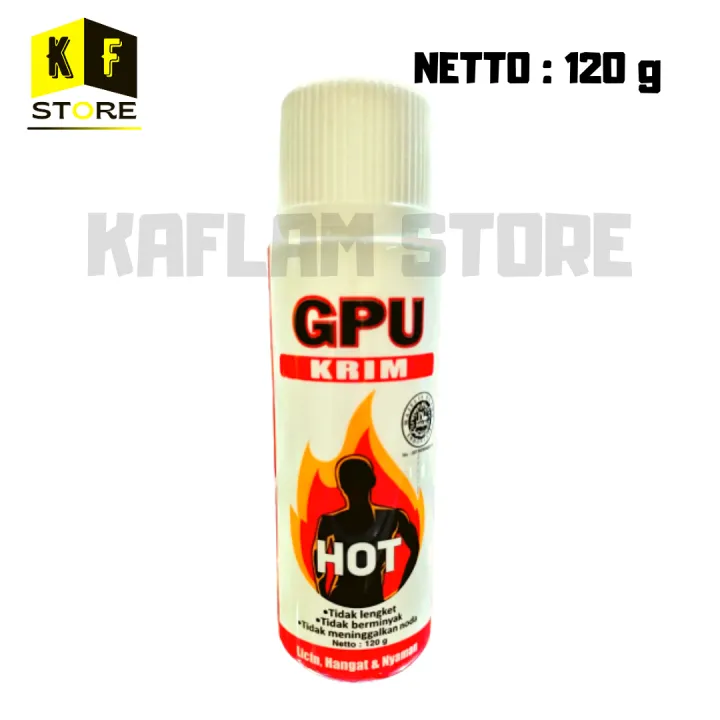 GPU CREAM HOT 120g //KRIM PEGAL DAN NYERI OTOT | Lazada Indonesia