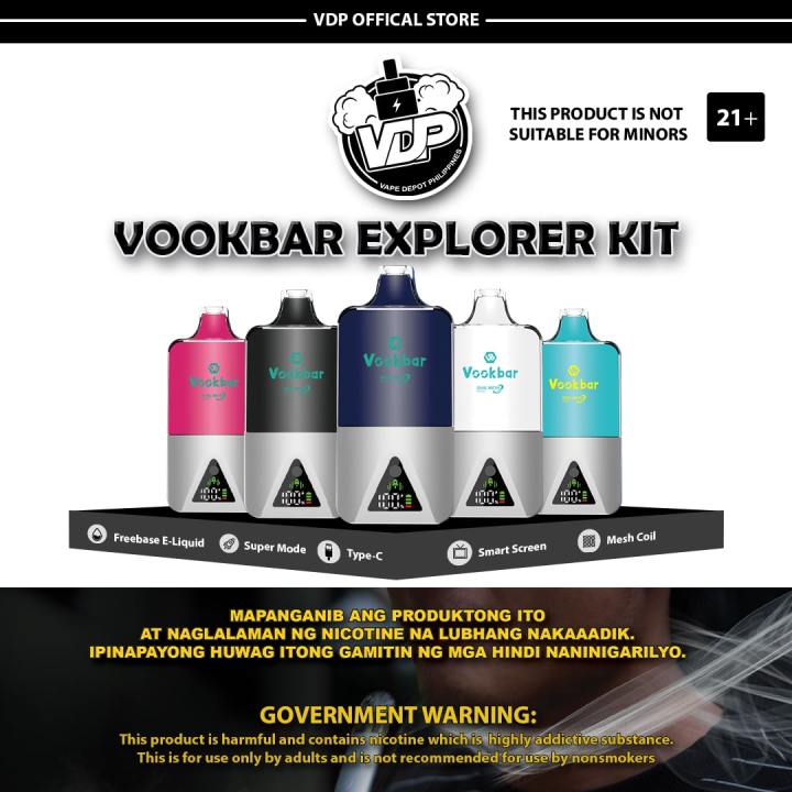 Vookbar Explorer 13000 Disposable Kits or Pods Vape Depot Philippines ...