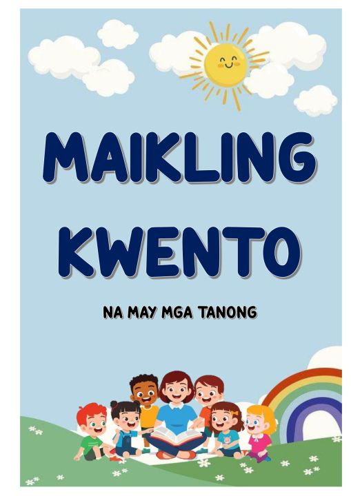 Maikling Kwento 25 pages Soft Bind A4 Size | Lazada PH