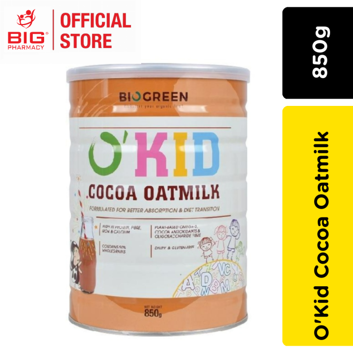 Biogreen Okid Cocoa Oatmilk 850g | Lazada