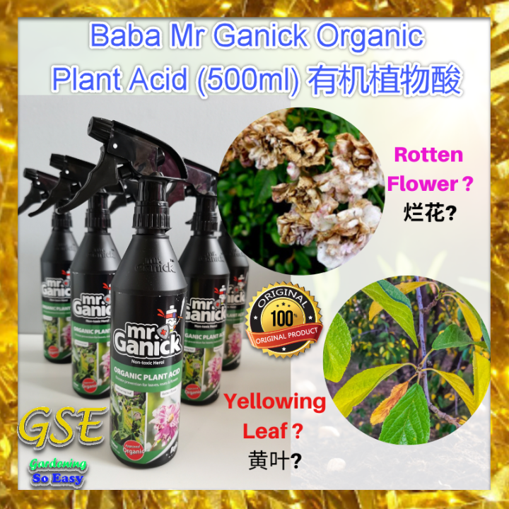 【500ml】Baba Mr. Ganick Organic Plant Acid RTU | Lazada