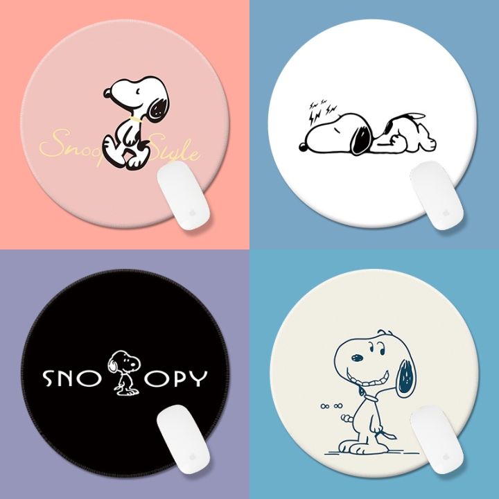 Snoopy Mouse Pad Cartoon Cute Desk Pad Commuter Easy to Carry ins Style ...