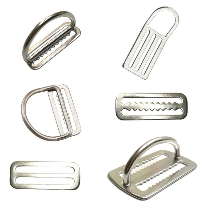 2 Pieces 316 Stainless Steel Scuba Diving Webbing Keeper Clip 2'' D ...