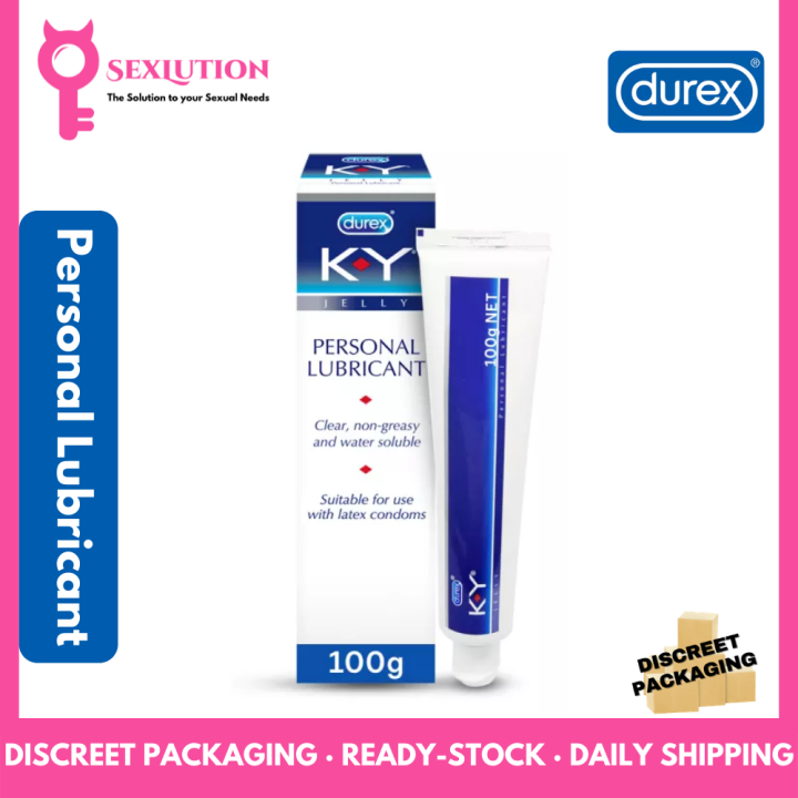 [SexLution] Durex KY Jelly Personal Lubricant (100g) for Vaginal Dryness and Sex Suitable Safe ...