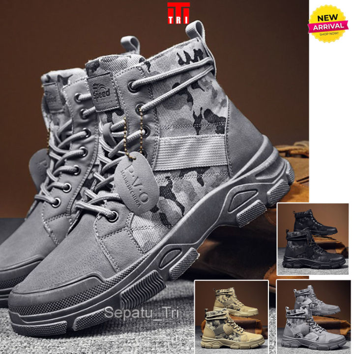 TRI-1892 Sepatu Sneakers Pria | Lazada Indonesia