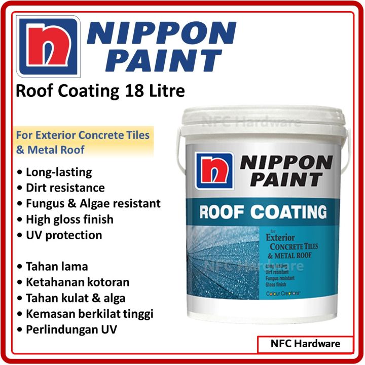 NIPPON PAINT Roof Coating 18 Litre | Lazada