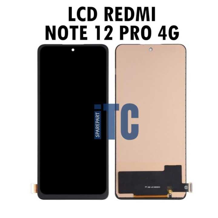 LCD REDMI NOTE 12 PRO 4G FULLSET + TOUCHSCREEN ~ ITC SPAREPART | Lazada ...