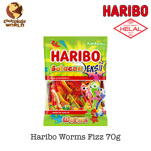 Haribo Fizz Worms Pouch 70g | Lazada