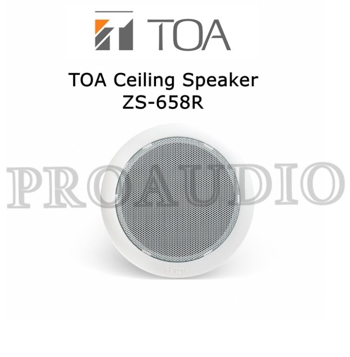 TOA Speaker Ceiling TOA ZS 658 R / ZS 658R / ZS658 R 6 WATTS ORIGINAL ...