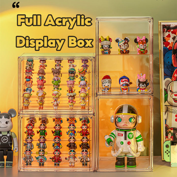 Full Acrylic Clear Display Box Popmart Display Box Acrylic Display Box ...