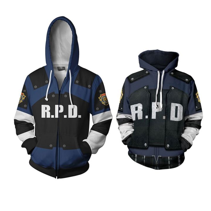 Resident rpd Leon Scott Kennedy cosplay hoodie sweatershirt quan hệ ...
