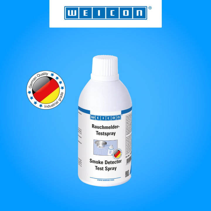 WEICON Smoke Detector Test Spray 250 ml residue-free test gas for smoke ...