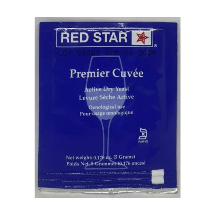 Red Star Premier Cuvee Active Dry Wine Yeast 5g 1 Piece | Lazada PH