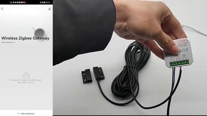 Tuya Smart Life ZigBee Motorized Swing Gate บานเลื่อนควบคุมประตูสัมผัส ...