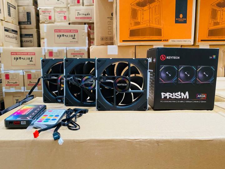 Keytech Prism ARGB Fan | PC Cooling Fan | 23dBA | 1200rpm | 120mm ...