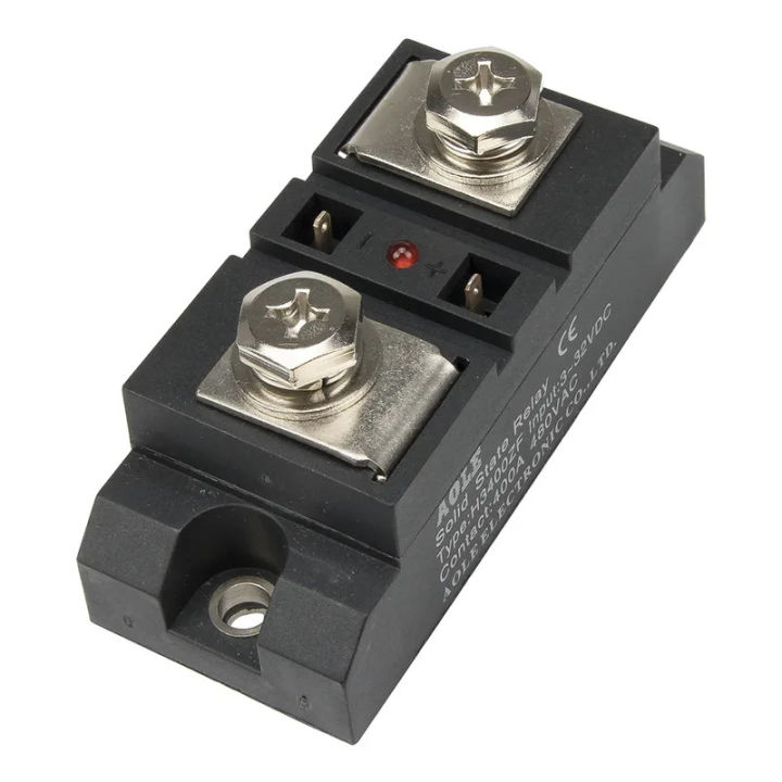 H3400ZF single phase DC to AC 400A 24-480Vac industrial grade solid ...