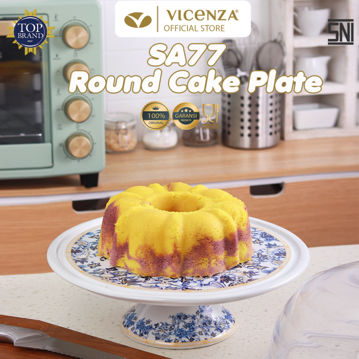 Vicenza Tempat Kue Roti Bulat - Round Cake Plate SA77 | Lazada Indonesia
