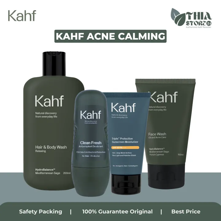 Paket Kahf Pria 4in1/Untuk Kulit Berjerawat/Acne | Lazada Indonesia