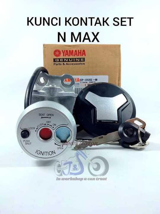 Kunci kontak set + tutup tangki Yamaha Nmax 155 150 original presisi ...