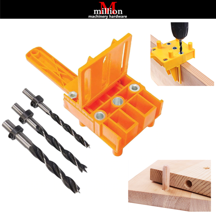 Dowel Drill Set For Pocket Hole Jig 6 8 & 10Mm Carpenters Joint Tool ...