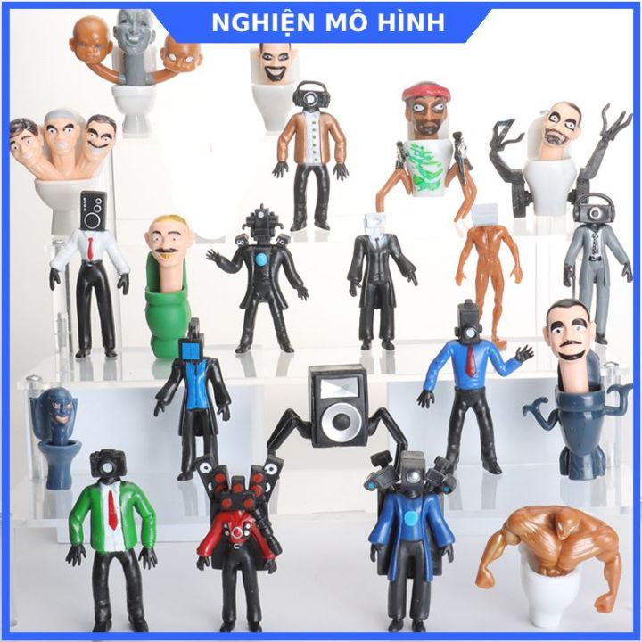 Mô Hình Nhân Vật Skibidi Toilet Man V2 Phim Hoạt Hình TV Man Nhà Vệ ...