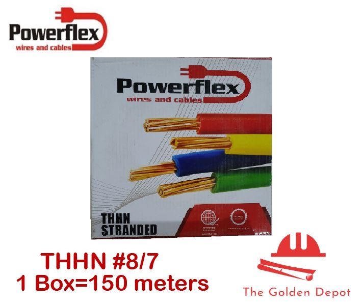 Powerflex THHN Stranded Wire 8/7 150 meters | Lazada PH