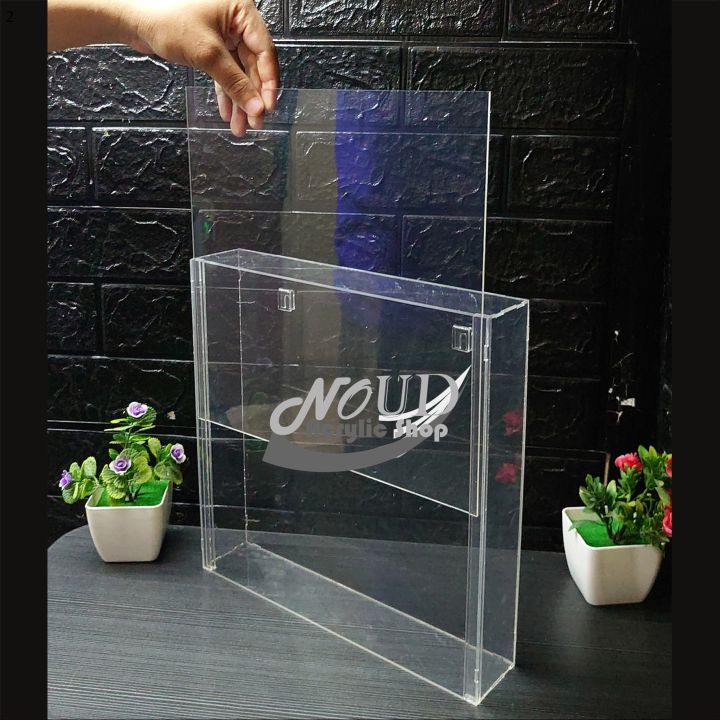 Box akrilik Sliding Mahar / Frame Mahar Akrilik 25x25x6 | Lazada Indonesia