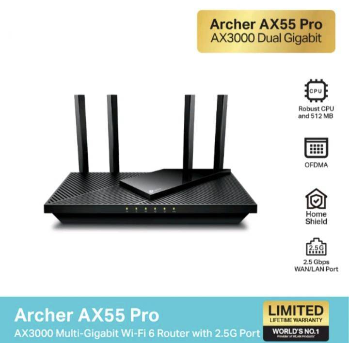 TP-Link Archer AX55 Pro Multi-Gigabit และ AX55 Dual Band Gigabit เราเต ...