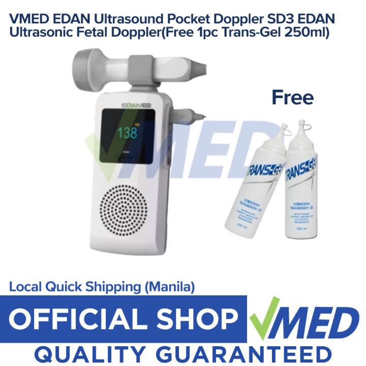 VMED EDAN Ultrasound Pocket Doppler SD3 EDAN Ultrasonic Fetal Doppler ...