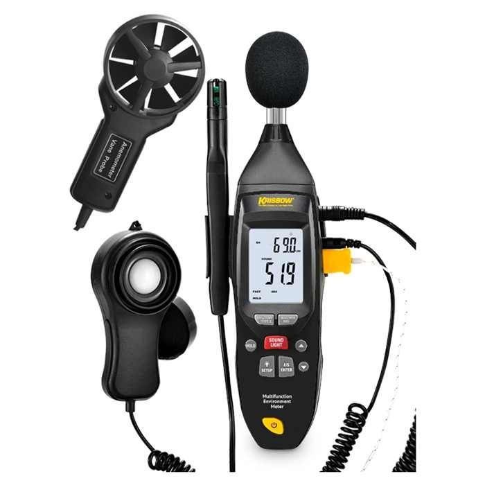 KRISBOW ENVIRONMENT METER 5 IN 1 PRO 10176832 TERBARU 2024 | Lazada ...