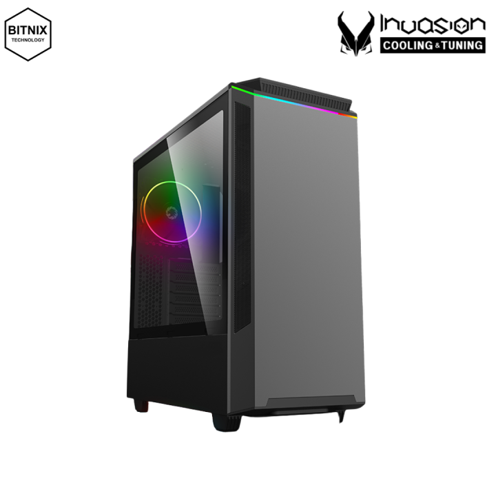 INVASION XENON-900 ATX Tower Gaming Casing With 3 ARGB Fan | Lazada