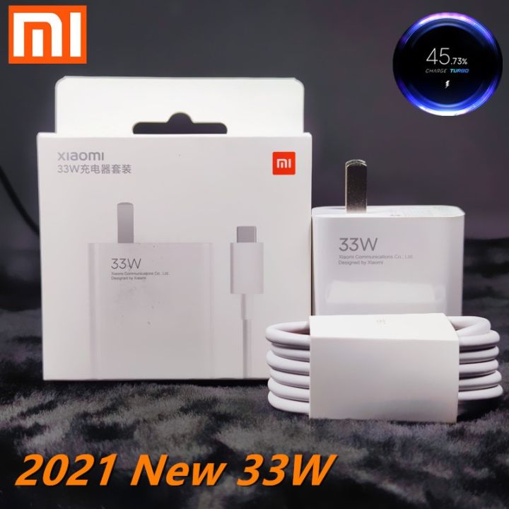 Xiaomi POCO X3 NFC Charger 27W 55W 67W 33W Fast turbo Adapter type C ...