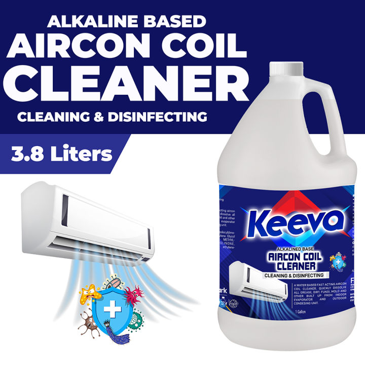 Keeva Aircon Coil Cleaner Alkaline Based High Efficiency Degreaser Safe And Eco Friendly Perfect