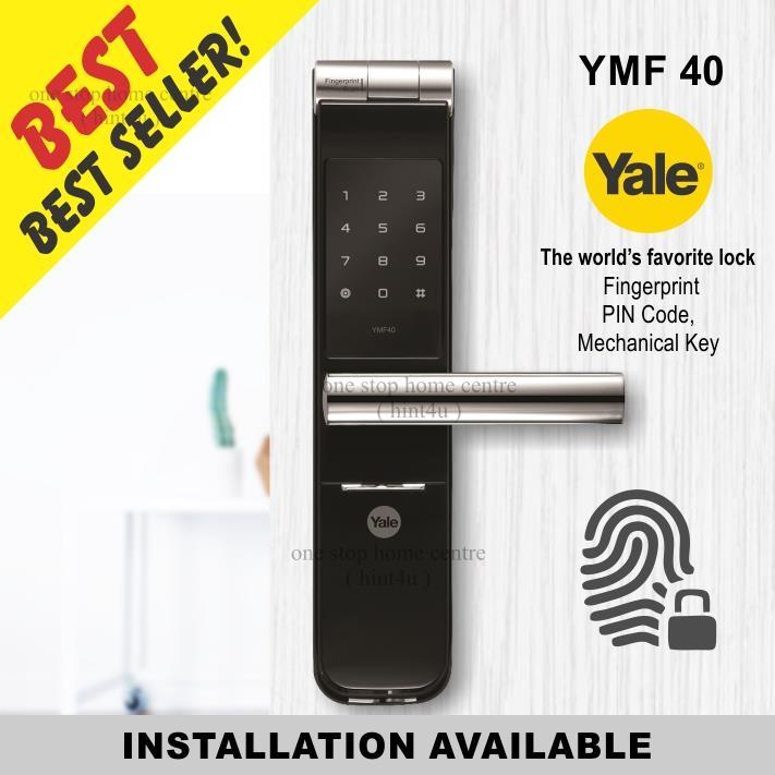 YALE YMF 40 FINGERPRINT DIGITAL LOCK | Lazada