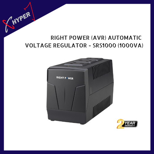 Right Power (AVR) Automatic Voltage Regulator - SRS1000 (1000VA) | Lazada