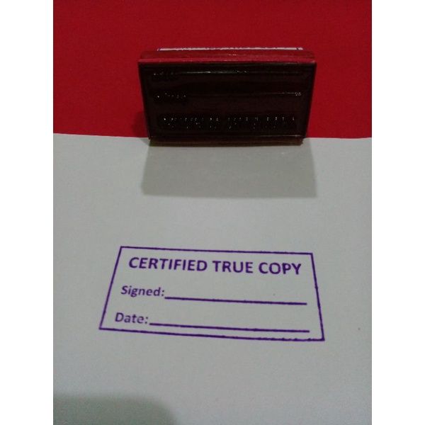 CERTIFIED TRUE COPY STAMP MACHINE MADE | Lazada PH CERTIFIED TRUE COPY STAMP MACHINE MADE | Lazada PH