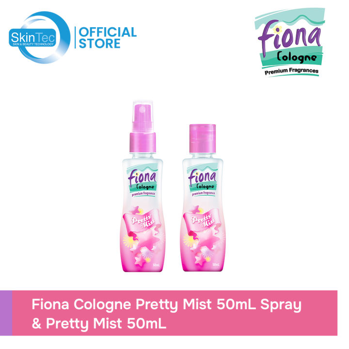 Fiona Cologne Pretty Mist Spray 50ml + Flip Top 50ml | Lazada PH