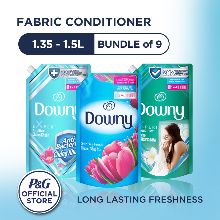 [Bundle of 9] Downy Concentrate Fabric Conditioner / Softener 1.35l - 1 ...