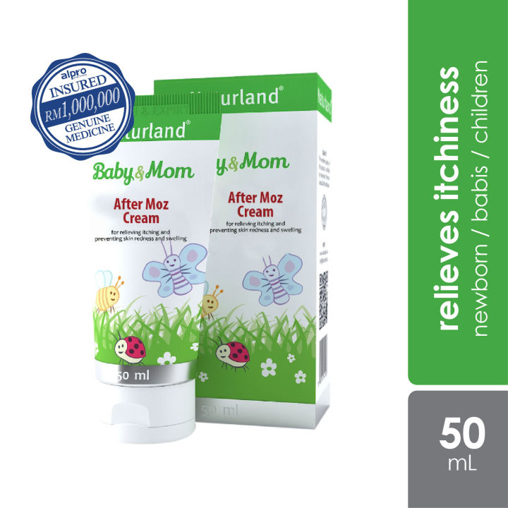 Naturland Baby & Mom After Moz Cream 50mL (Mosquito & Insect Bite Cream ...