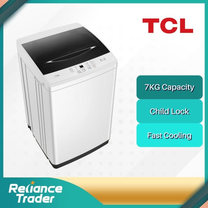 TCL Fully Auto Washer/Washing Machine Fuzzy Logic (7kg) TWA70-A101M-09 ...