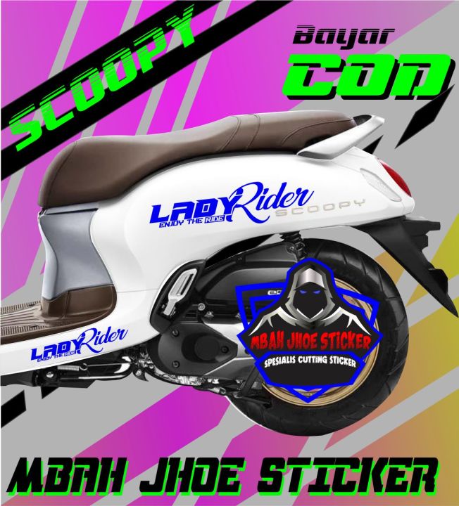 sticker scoopy | Lazada Indonesia