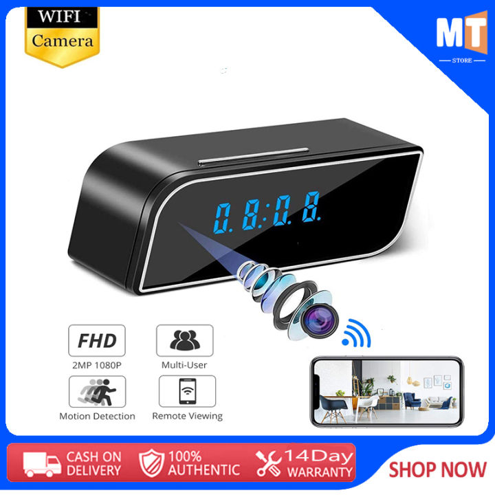 V380 Mini Hidden Camera HD 1080P Security Motion Detection Nanny Clock ...