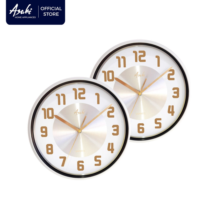 Asahi HC 5018 Buy One Take One Wall Clock | Lazada PH