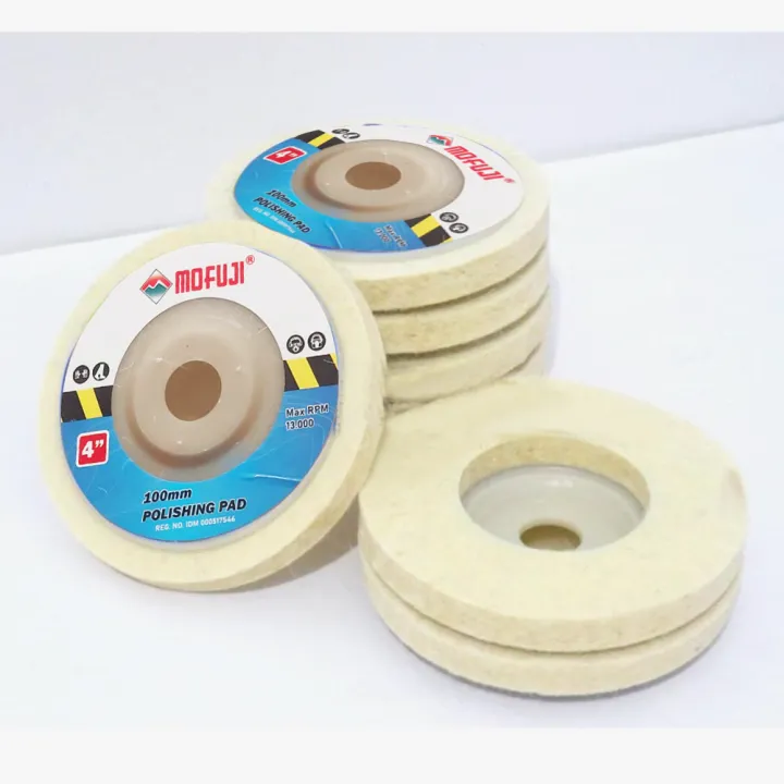 Pad Polishing Disk / Alat Poles Gerinda Besi Stainless Ukuran 4 Inch ...