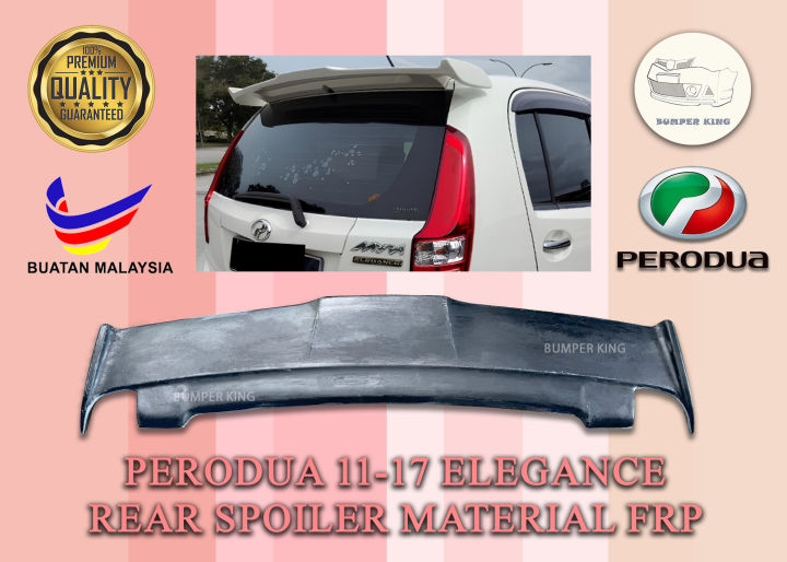 PERODUA MYVI 11-17 ELEGANCE REAR SPOILER MYVI ELEGANT 2011 2012 2013 ...