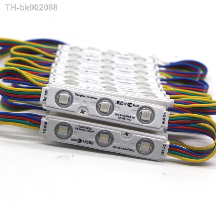 ☸ 20pcs Chip RGB LED Module injection lens 5050 Super Bright ...