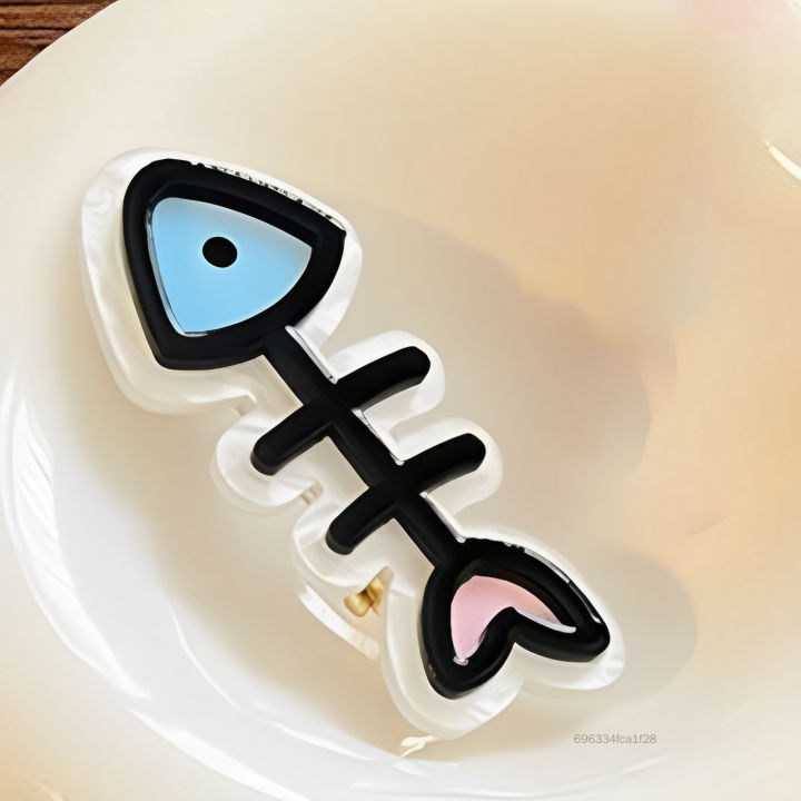 Kẹp tóc bên mẫu cá hoạt hình thêm cảm giác thiết kế kiểu mẫu cho buổi ...