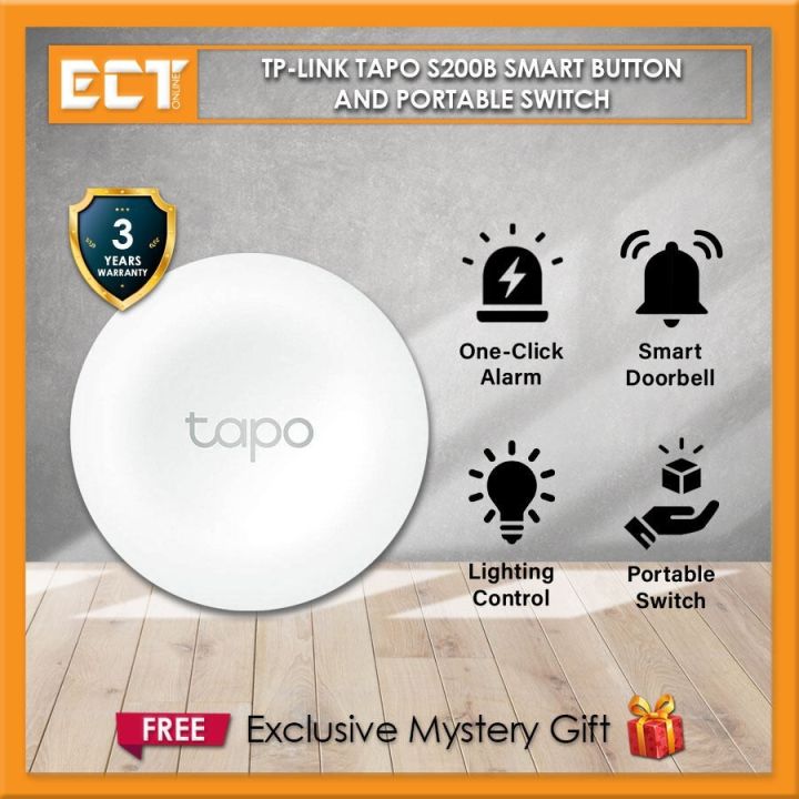TP-Link Tapo S200B Smart Button and Portable Switch | Lazada